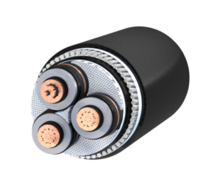 N2XSEFGbY-3 core CU XLPE PVC with SFWA armor IEC 60502-2 - EES CABLE